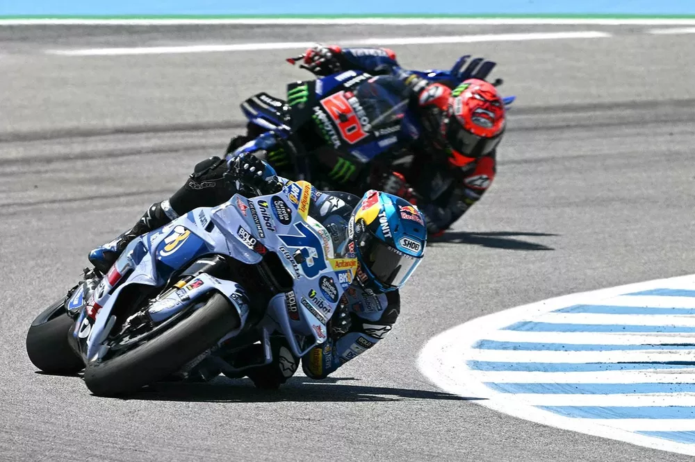 MotoGP Spanish GP: Alex Marquez takes first win as Marc crashes