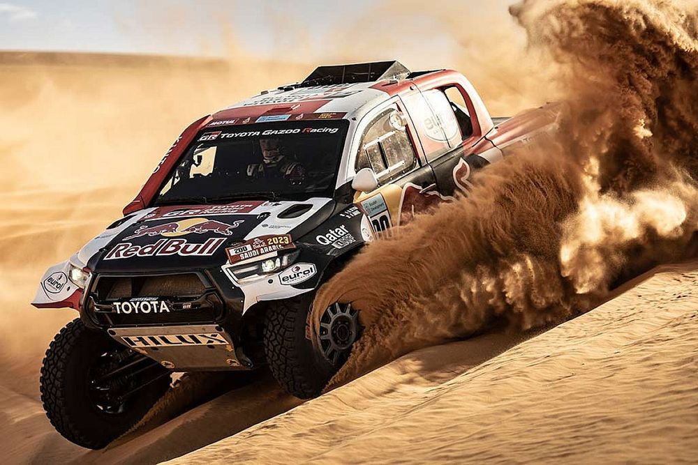 Así es el Hilux T1+ de Toyota para el Dakar 2023