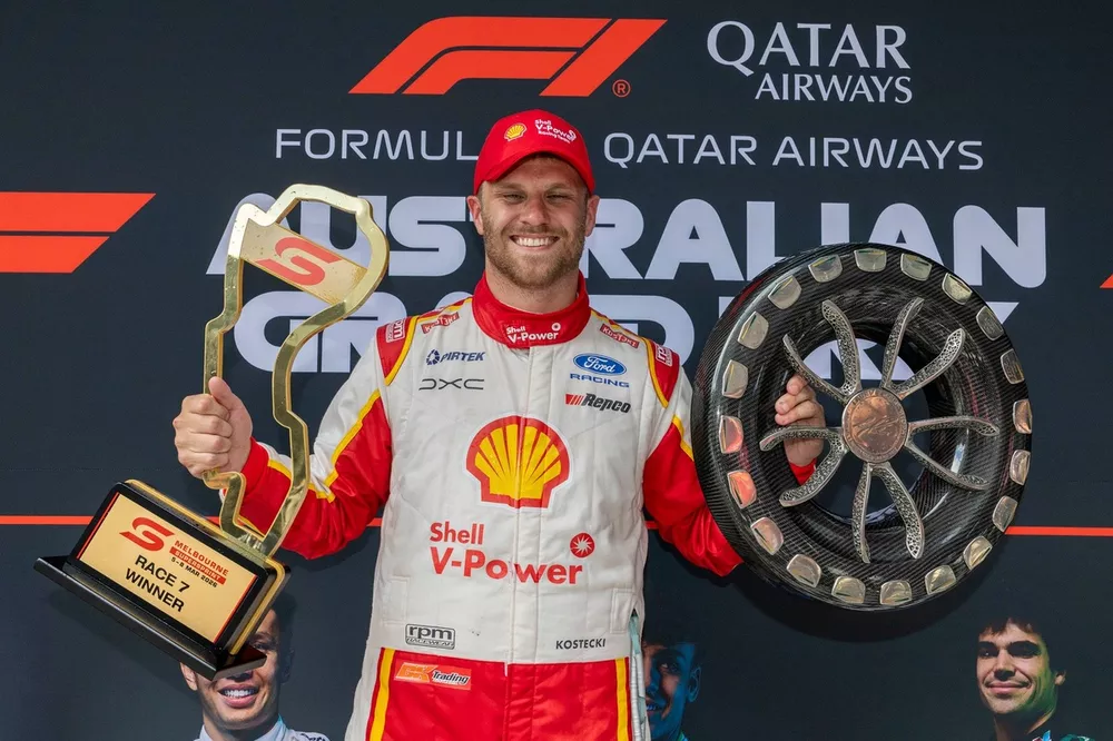 Supercars Melbourne: Brodie Kostecki wins as horror wreck shortens ...