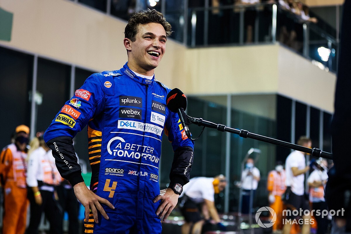 Norris had "little chats" with F1 rivals before signing McLaren extension