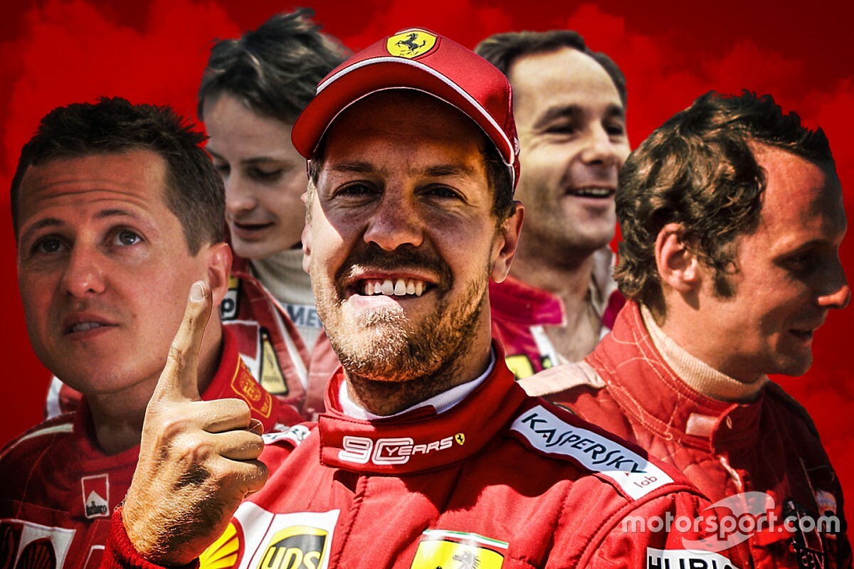 Em números: onde Vettel se posiciona na história da Ferrari?