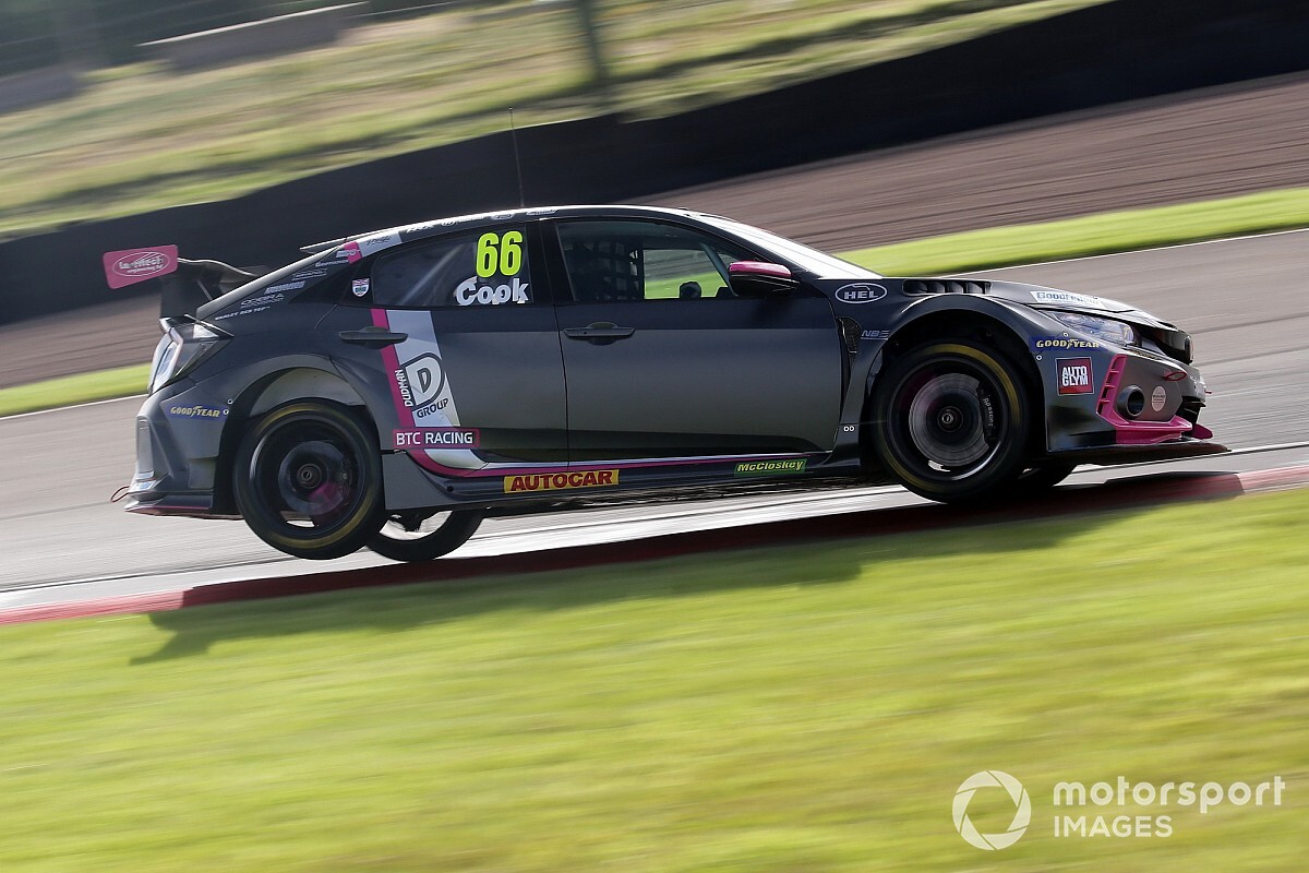 Thruxton BTCC: Josh Cook wins finale in BTC Honda