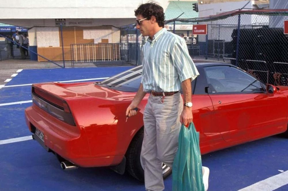 Ayrton Senna's famous Honda NSX up for sale