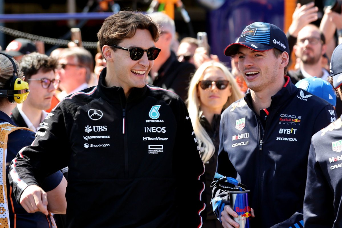 Russell "all for" having Verstappen as Mercedes F1 team-mate