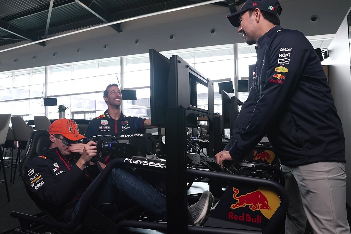 VIDEO: Bijzondere uitdaging in simulator voor Red Bull-coureurs