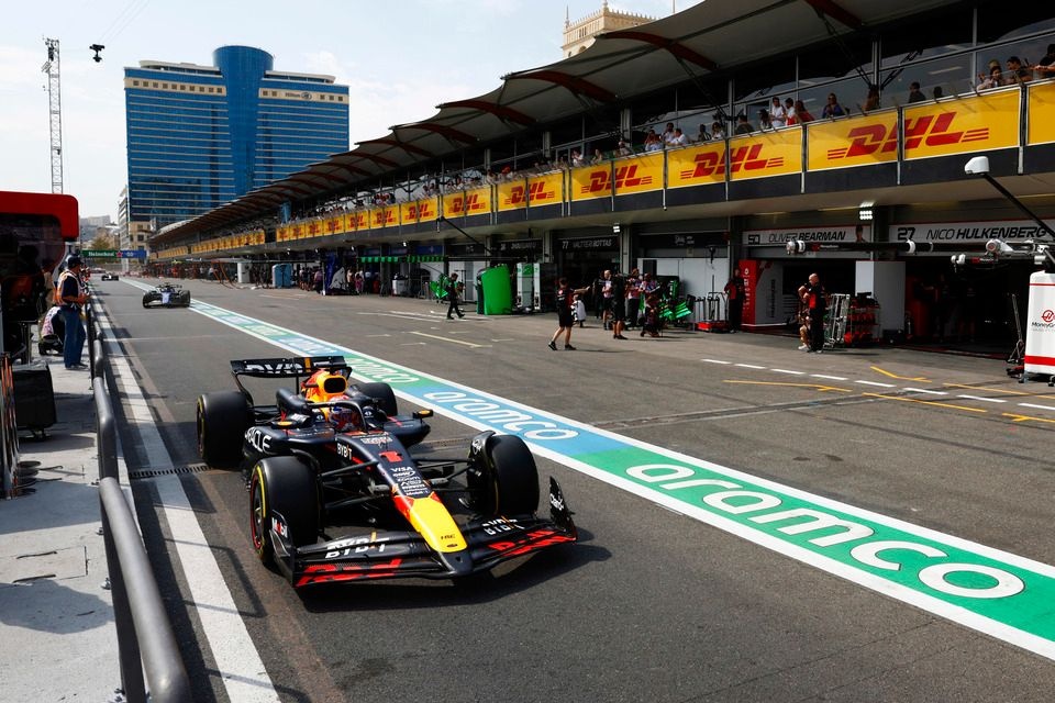F1 Azerbaijan GP: Verstappen tops opening practice as Leclerc ...