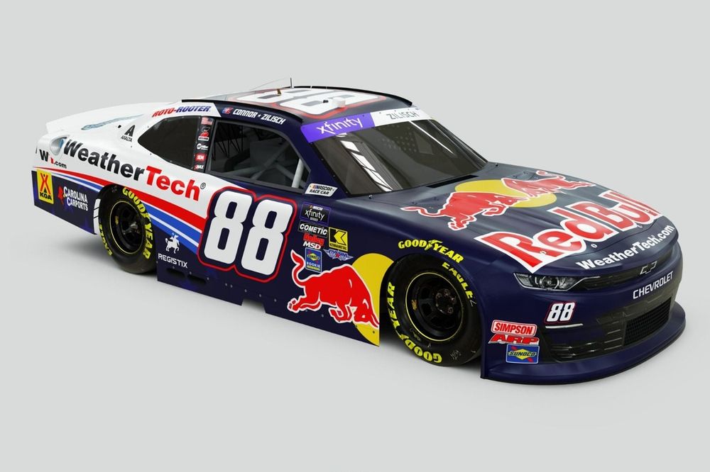 JR Motorsports unveils special Red Bull schemes for SVG and Connor Zilisch