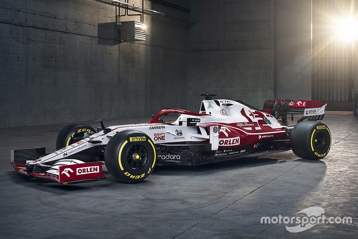 Alfa Romeo unveils its 2021 F1 car, the C41