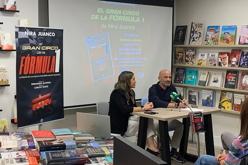 "El gran circo de la Fórmula 1", el libro de Nira Juanco