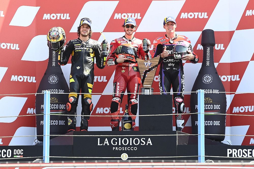 MotoGP Dutch GP: Bagnaia wins from Bezzecchi to extend points lead MotoGP Dutch GP: Bagnaia wins from Bezzecchi to extend points lead