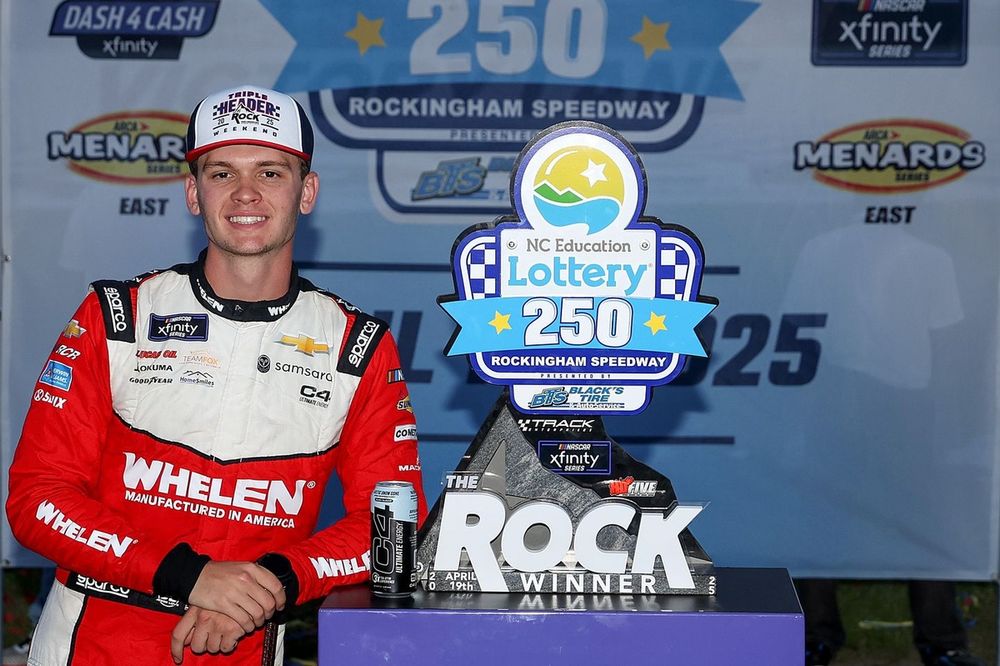 Jesse Love jokes about locking trophy in his safe after NASCAR DQ