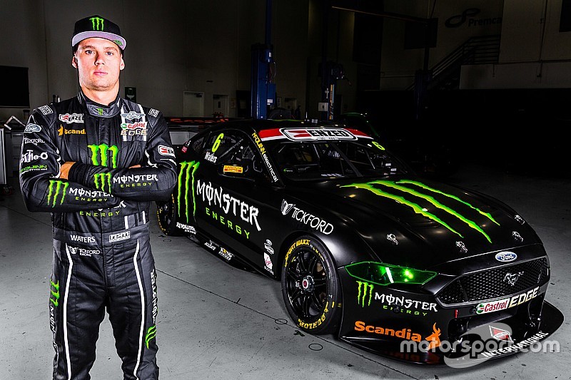 Covers come off Waters' Monster-sponsored Mustang