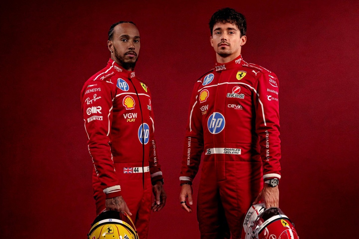 F1: Ferrari confirma nome de carro de Hamilton e Leclerc para '25