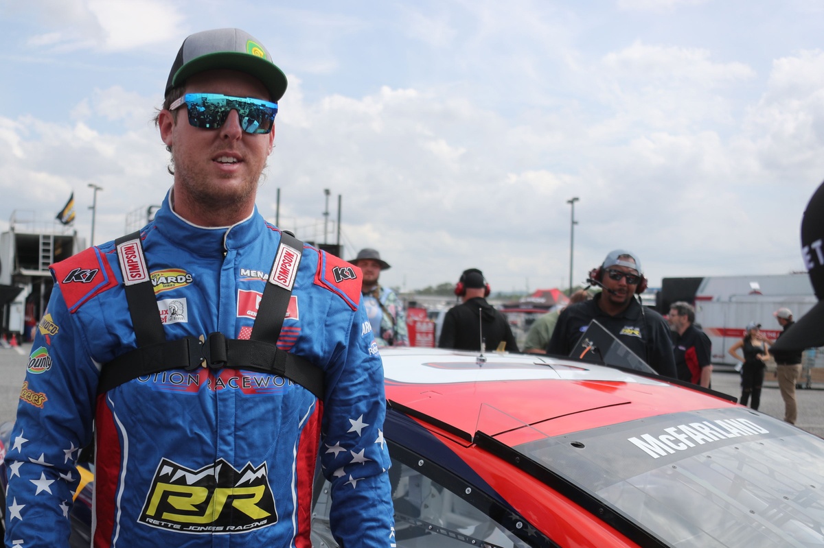 Cleetus McFarland scores top ten in ARCA Talladega adventure