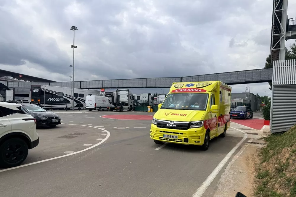 Jorge Martin suffers another crash in Barcelona test, taken to hospital