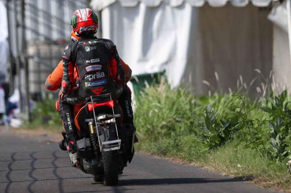 Marco Bezzecchi still in “lot of pain” as he explains Marc Marquez crash