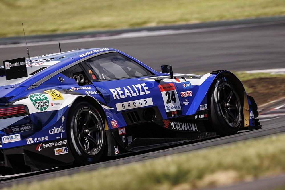 2戦連続で悔しさ味わった24号車リアライズ。”悪い流れ”を断ち切るのに絶好のポールポジション……平手「チーム一丸となって勝利を掴みにいく」