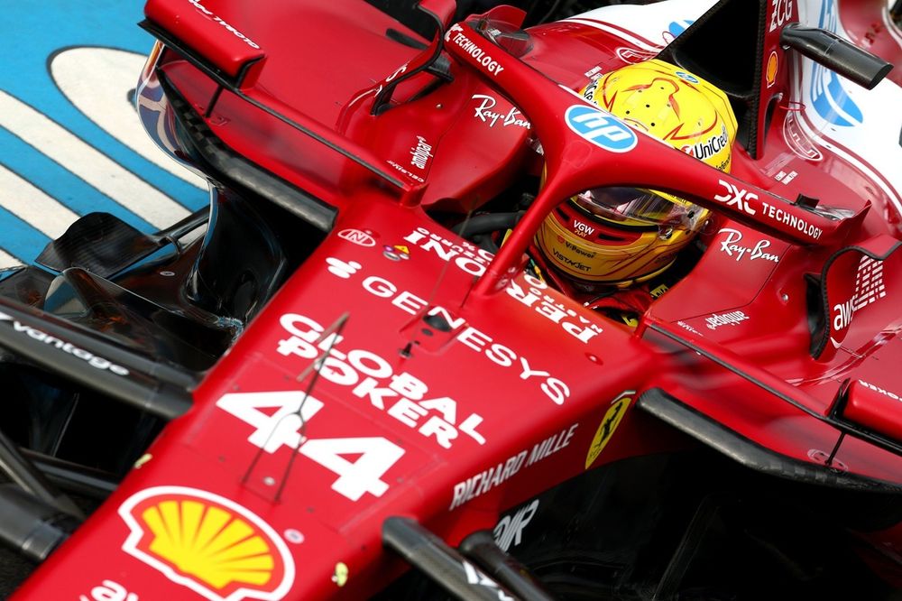 Hamilton "a pris beaucoup de plaisir" pour sa première qualif avec Ferrari