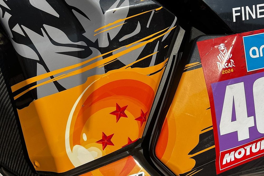 La historia detrás del coche de Goku y Dragon Ball en el Rally Dakar