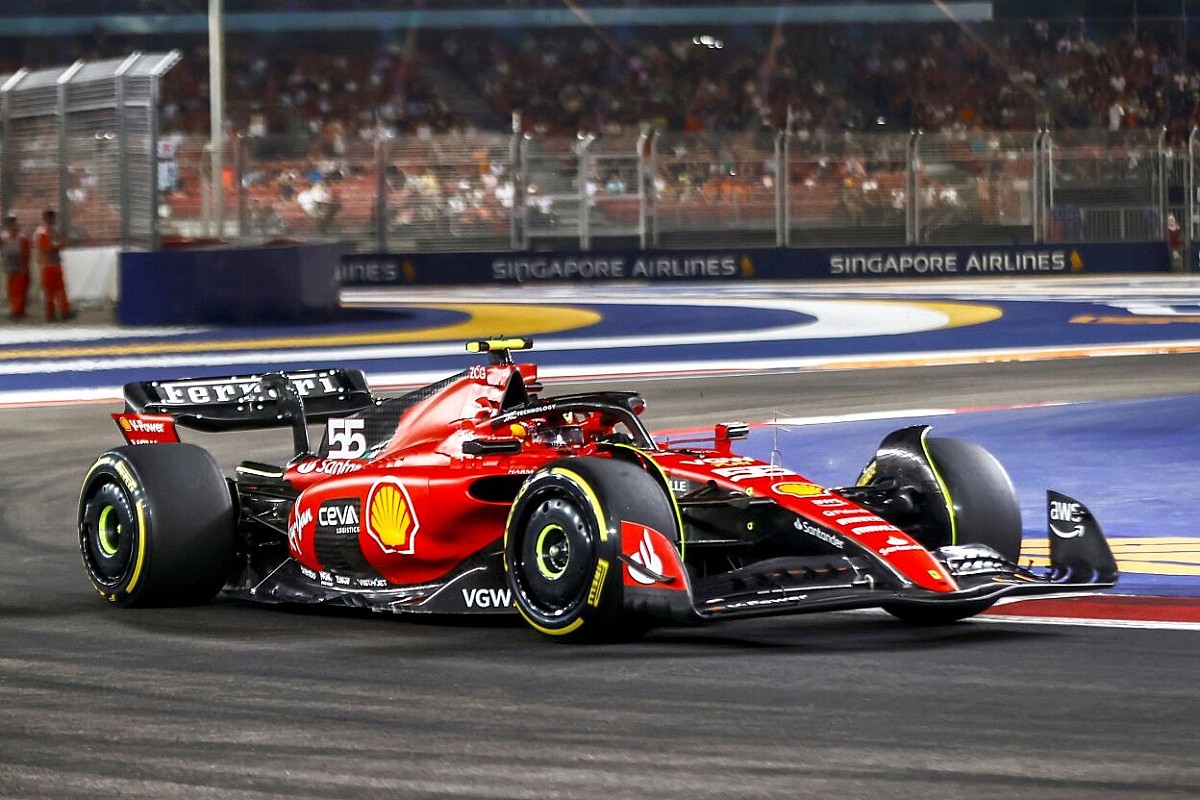 FP2 F1 GP Singapura: Sainz Unggul, Ferrari Dominan