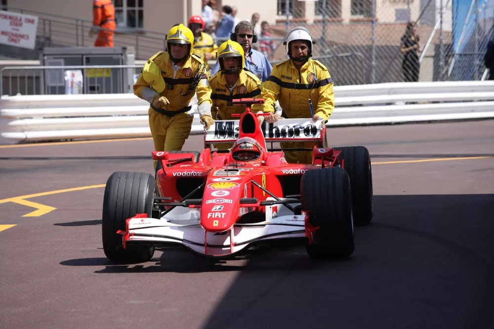 On this day: Michael Schumacher’s final unsportsmanlike manoeuvre