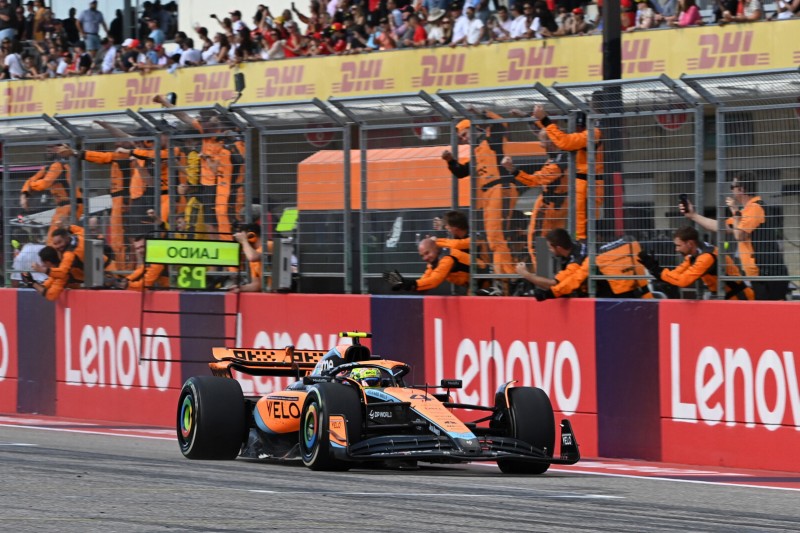 Hohe Temperaturen in Austin: Norris fällt dem Reifenverschleiß zum Opfer