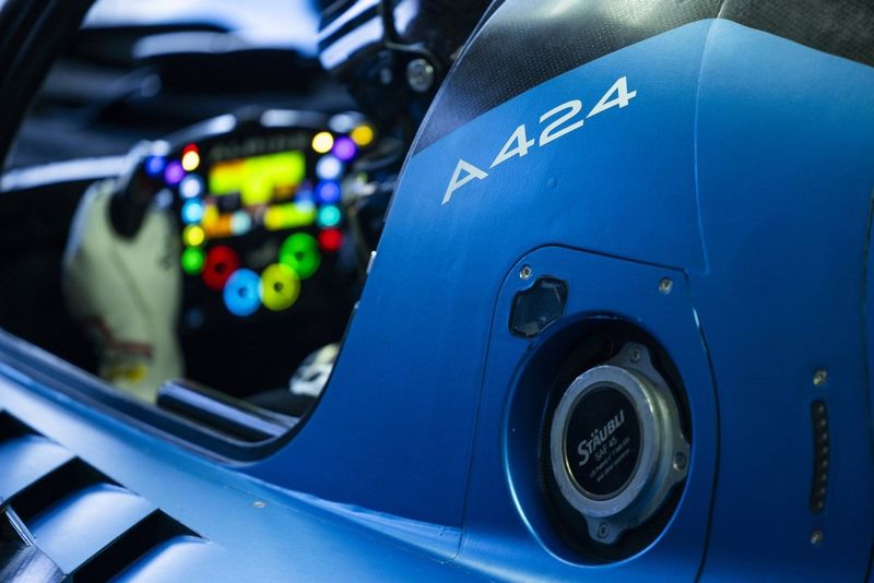 L'Alpine A424 un peu courte pour sa première simulation d'endurance