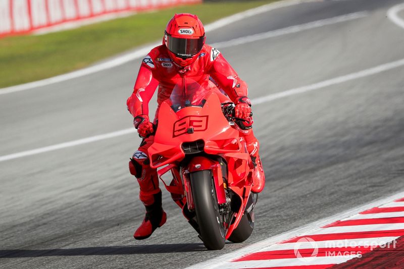 Marc Márquez a commencé ses essais avec la Ducati officielle