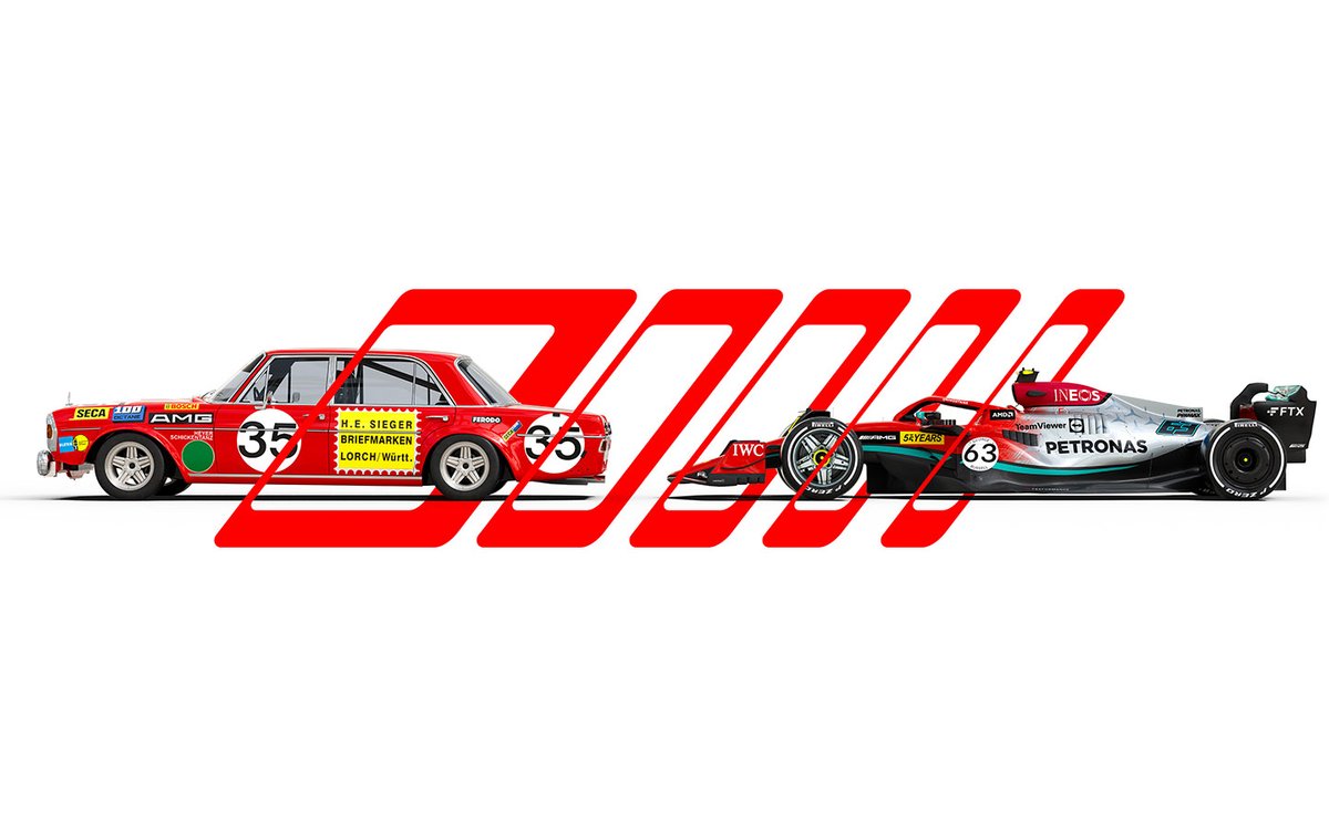 F1 | Mercedes: livrea celebrativa a Spa per i 55 anni di AMG