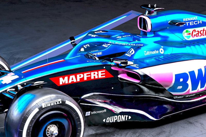 Alpine reveals 2022 Formula 1 car, the A522
