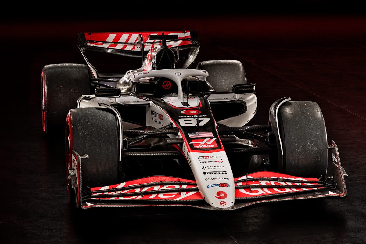 Así es la decoración del VF-25, el coche de Haas para 2025 Fórmula 1