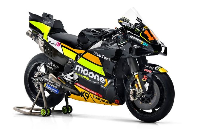 El VR46 presenta su MotoGP para 2023 con Bezzecchi y Marini