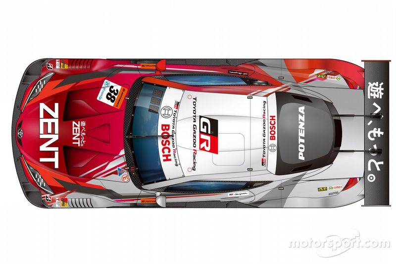 【スーパーGT】38号車ZENT CERUMOが2021年の参戦体制＆新カラー発表。アシンメトリーデザイン継続