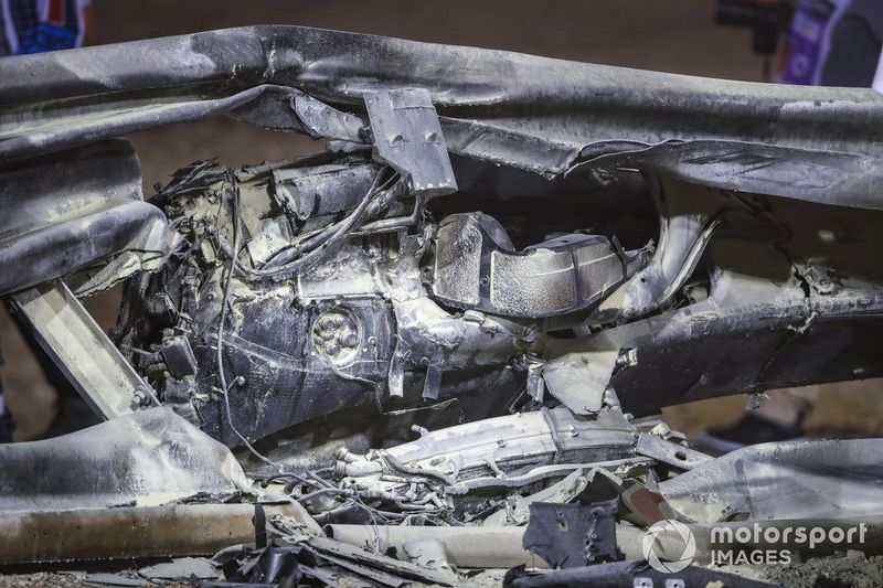 F1 photos: Romain Grosjean's Haas Bahrain fireball crash