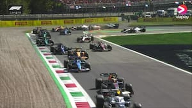 De start van de GP van Italië op het circuit van Monza - Formule 1 video's