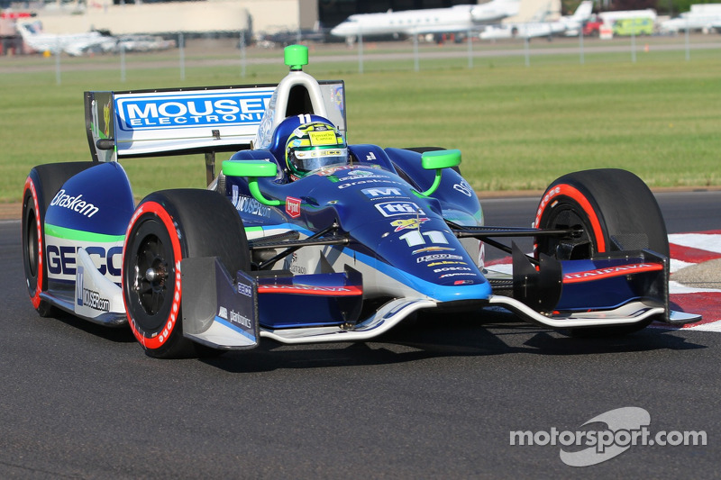 KV Racing's Tony Kanaan comes from deep in Mid-Ohio field to finish sixth