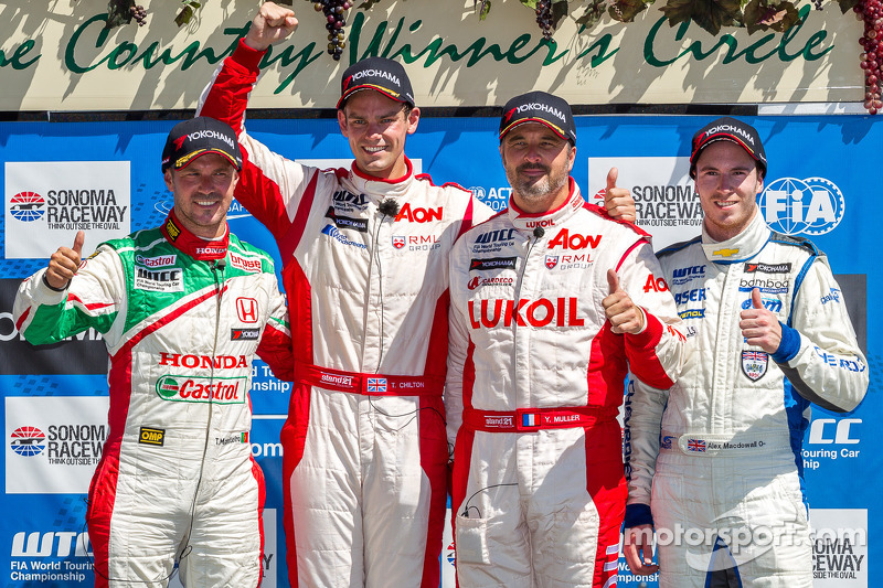 Chilton, Tarquini take the victories at Sonoma