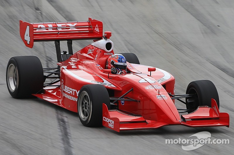 Rookie Alex Baron takes first Indy Lights pole