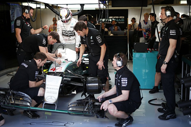 Mercedes F1 team eyes second-shift system for 21 grand prix year