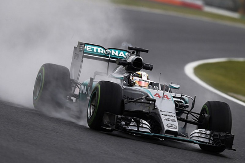 How to make an F1 car fast in the wet